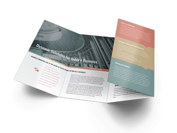 Roll Fold Brochures | Custom Roll Fold Brochures | Roll Fold Brochure